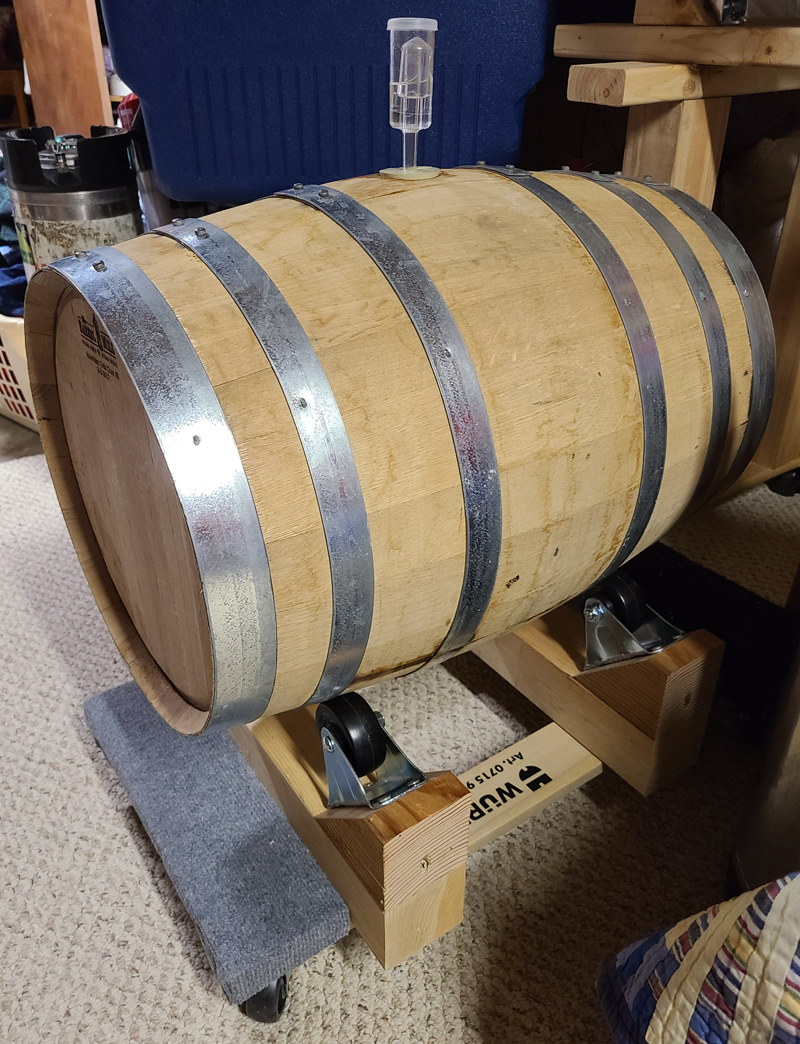 DIY Project – Build A Rolling Barrel Stand - Woodworker ...