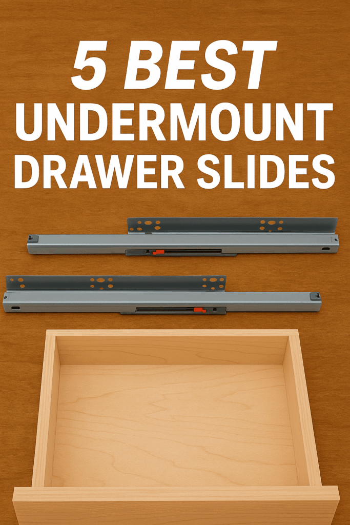 The 5 Best Undermount Drawer Slides for 2025 - Woodworker Express Blog