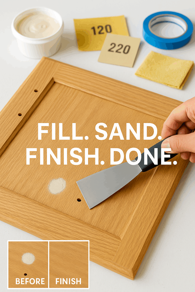 5 Simple Steps for Filling Holes When Changing Cabinet Hardware ...