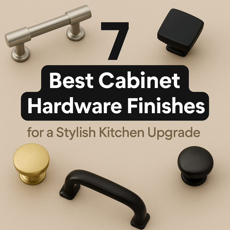 7 Best Cabinet Hardware Finishes for a Stylish Kitchen Upgrade ...
